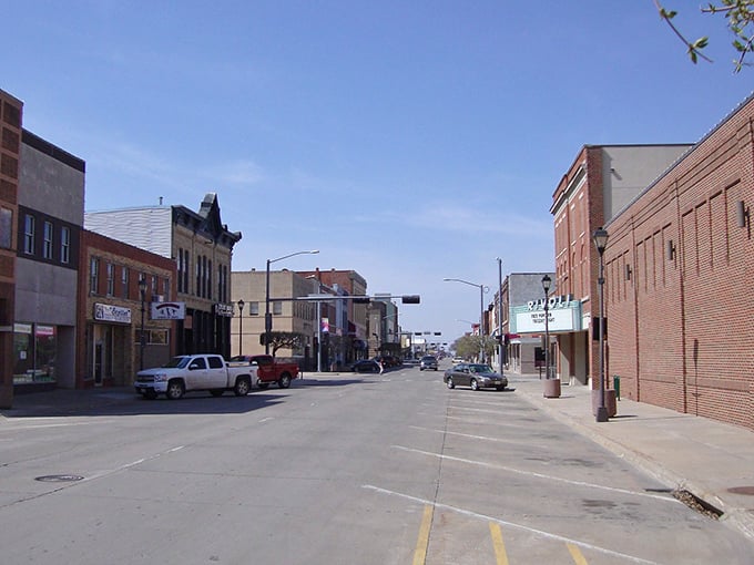 Main Street magic happens here, where every storefront tells a story of community pride.