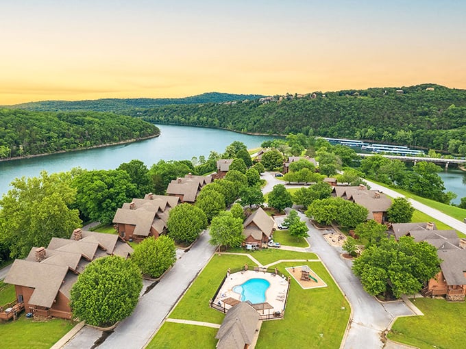 Aerial views like this make you understand why they call it Holiday Island paradise.