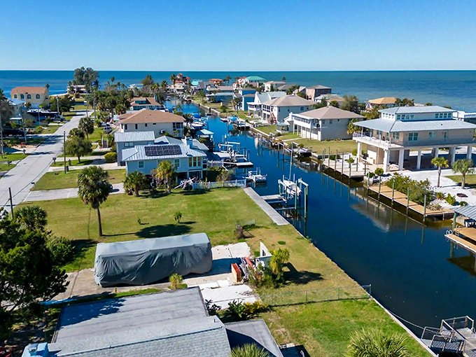 Waterfront living at its finest! Hudson's canal homes offer boat access and Florida sunshine without the South Beach price tag.