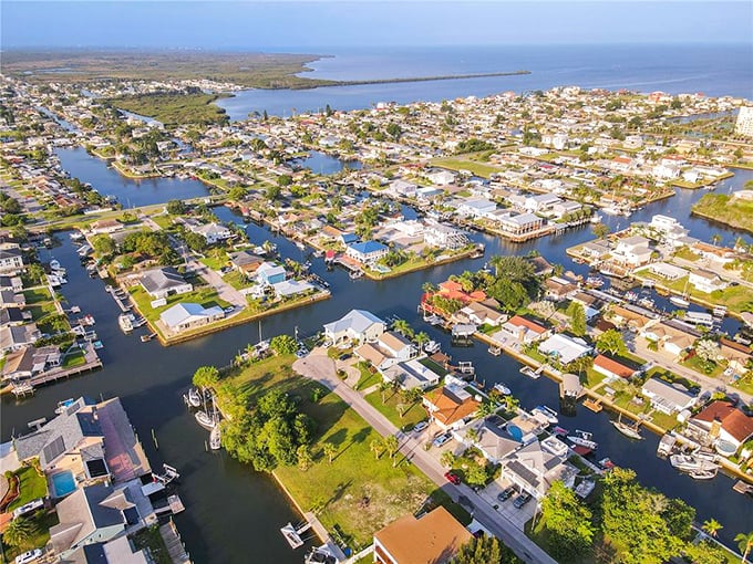 Hudson's canals weave through neighborhoods like Venice's laid-back Florida cousin, minus the gondoliers but with better fishing.
