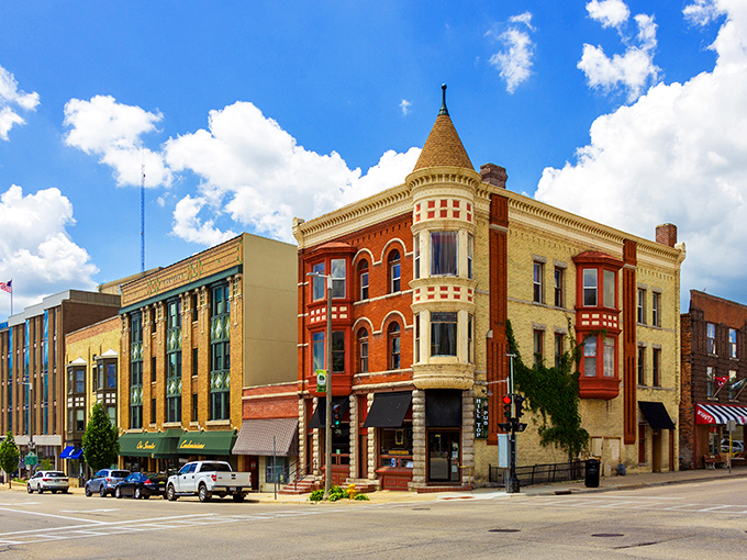 Downtown Janesville's historic buildings stand like proud sentinels, watching over a community where charm meets affordability.