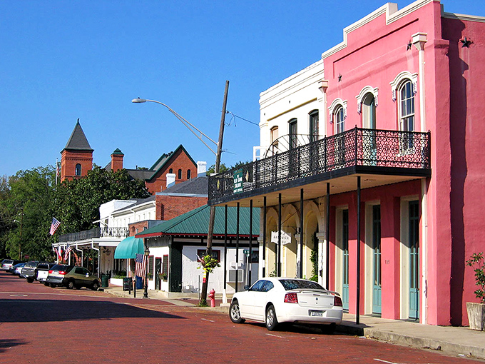 Jefferson's brick streets and candy-colored buildings transport you to a time when steamboats ruled and gossip traveled slower than molasses.