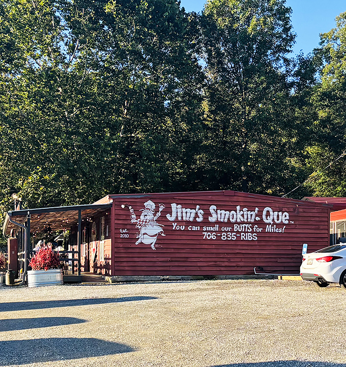 That red cabin in the woods isn't playing around. When they say you can smell their butts for miles, they're not kidding!