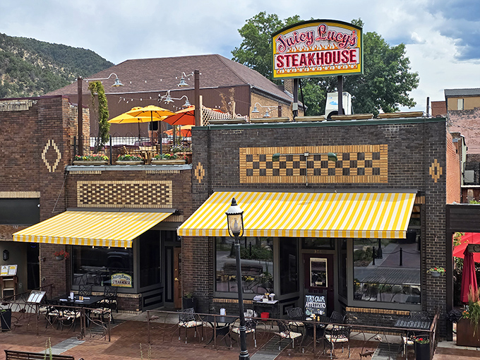 Juicy Lucy's Steakhouse: That iconic yellow awning beckons like a lighthouse for the steak-starved sailor. Downtown Glenwood's worst-kept delicious secret!