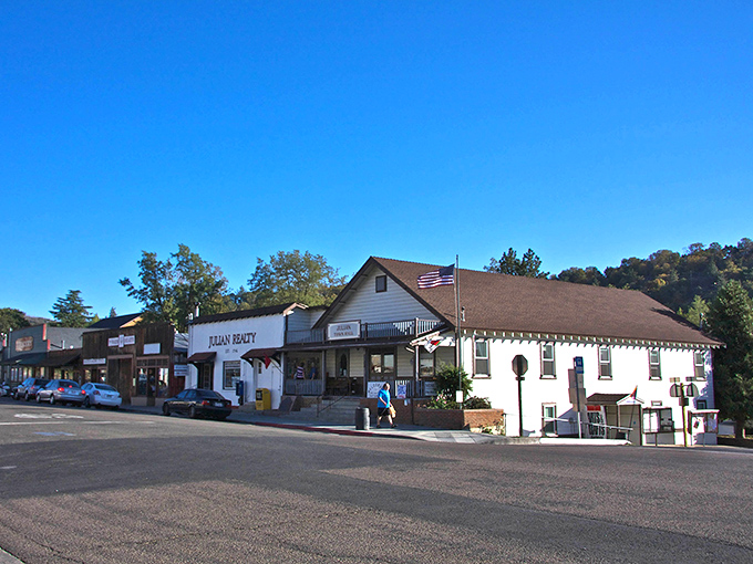 Julian's mountain village charm beckons with promises of fresh apple pie and that crisp, pine-scented air.
