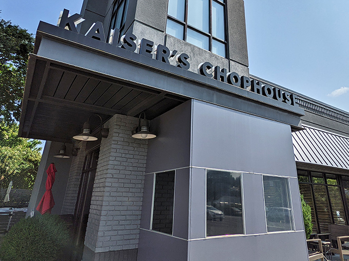 Kaiser's Chophouse: "Modern elegance meets meat-lover's paradise. Kaiser's sleek exterior promises the kind of steak experience that ruins lesser steakhouses for you forever."