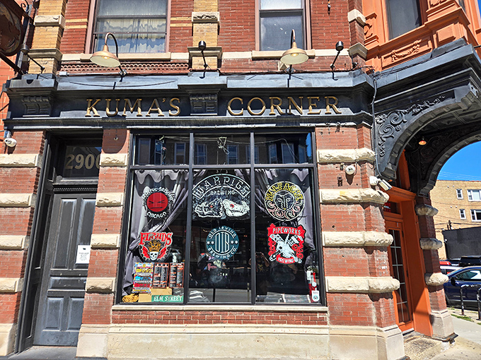 That corner spot where heavy metal meets heavyweight burgers – Kuma's knows how to rock your taste buds.