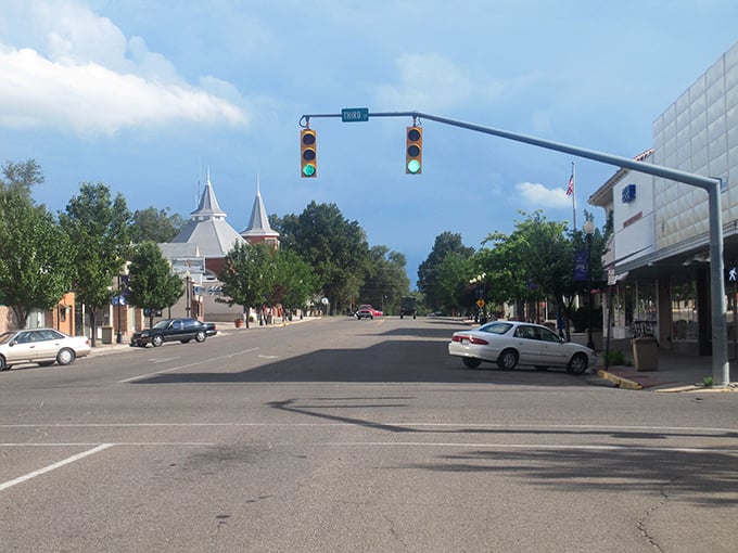 Main Street charm meets small-town practicality in La Junta's welcoming downtown district.
