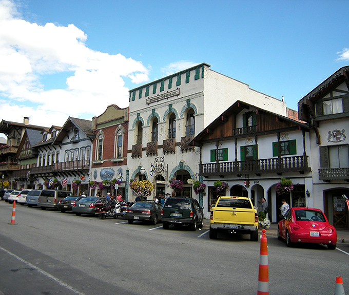 Bavarian architecture meets American ingenuity in this delightful mountain village that's pure magic.