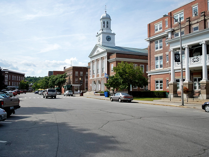 Lebanon's downtown clock tower stands like a patient grandfather, watching over brick buildings that have weathered decades with dignity.
