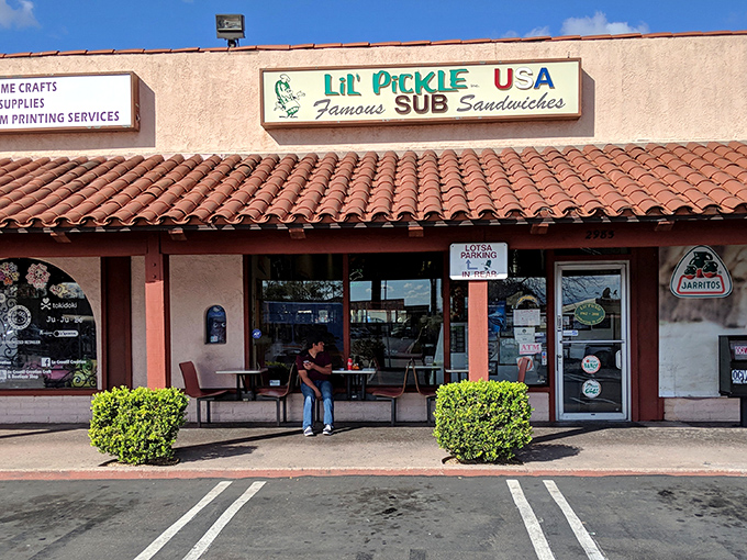 Sometimes the best treasures hide behind the most unassuming storefronts in sunny California.