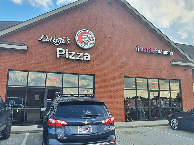 That welcoming brick facade says "come on in" louder than any neon sign ever could.