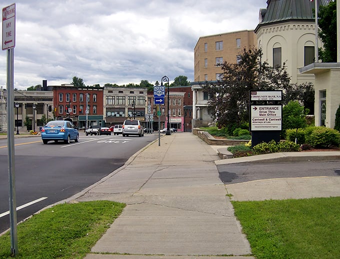 Malone's historic downtown welcomes you with brick buildings and small-town charm that feels like coming home.