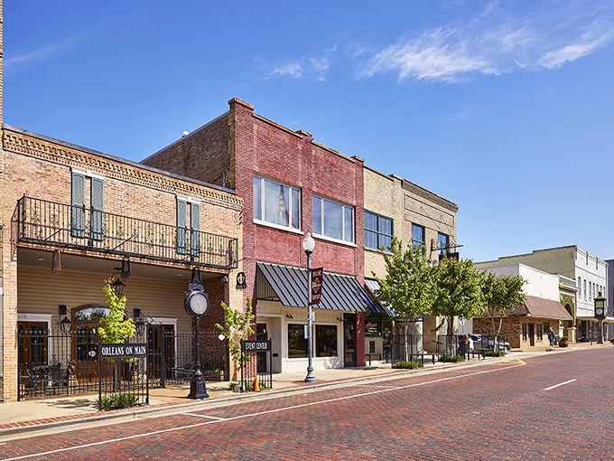 Minden's brick-lined streets and historic storefronts look like they're waiting for a Norman Rockwell painting session to begin.