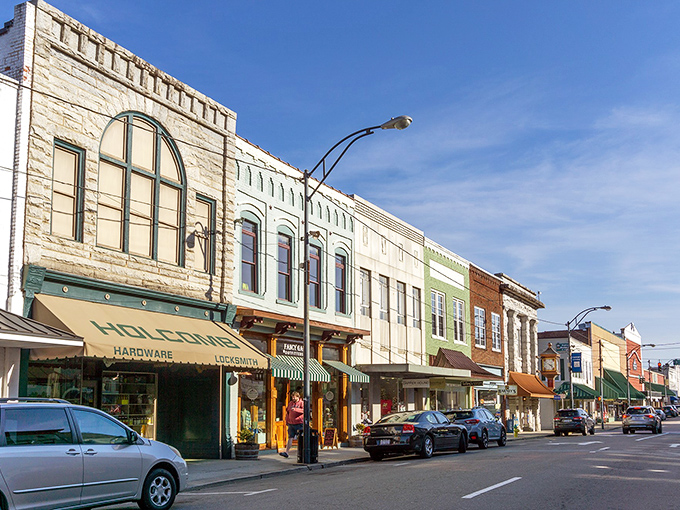 Mount Airy's Main Street looks like Mayberry decided to stick around for the 21st century.