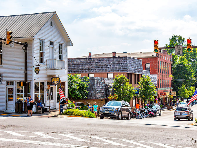 Nashville's quaint main drag beckons with the promise of handmade treasures and small-town hospitality.