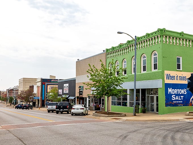 Downtown Nebraska City showcases its colorful charm with historic brick buildings that have witnessed generations of Cornhusker stories.