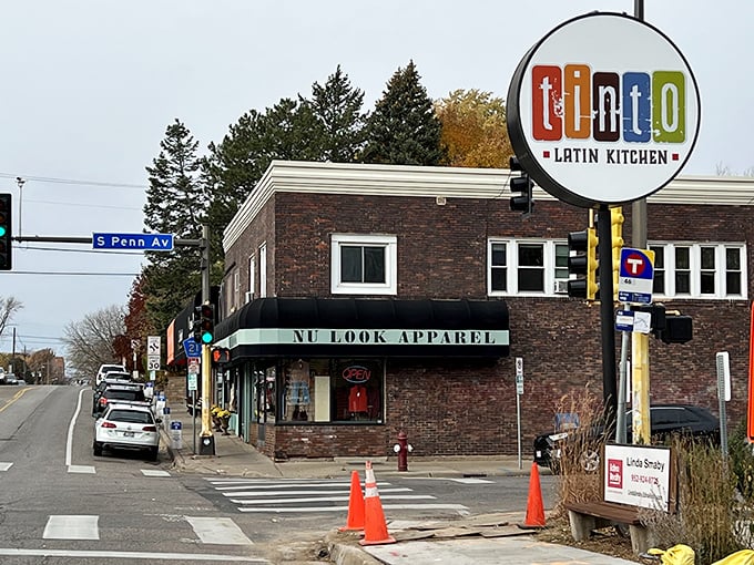 Classic brick building meets modern shopping sensibility&mdash;this corner spot proves style doesn't need to cost a fortune.