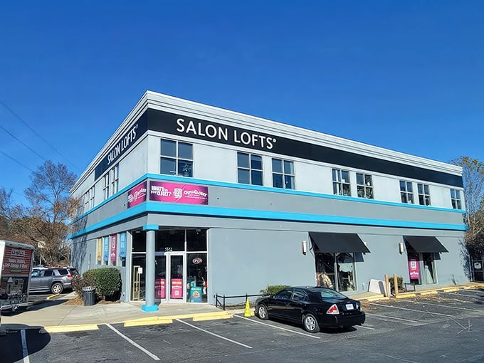 This bright storefront promises treasures inside - like a garage sale that got organized and ambitious.