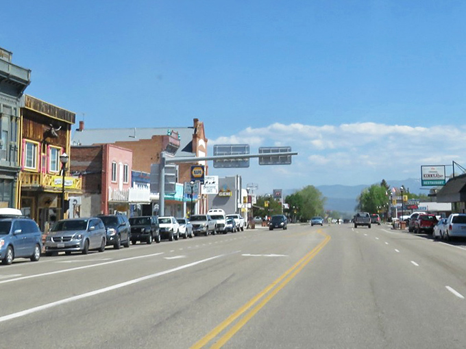 Main Street Panguitch welcomes you with colorful historic buildings where time seems to slow down just when you need it most.