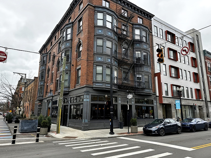 That corner building charm hits different when Italian comfort food lives inside those brick walls.