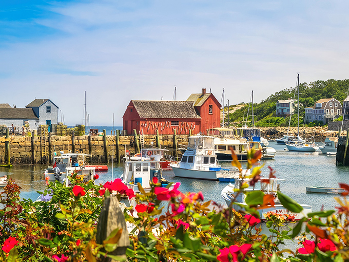Rockport's famous red fishing shack proves that sometimes the most photographed building deserves every snapshot.