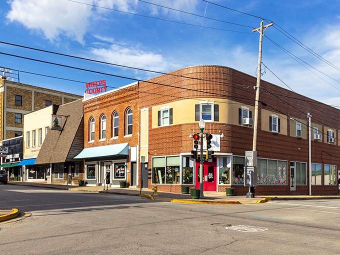 Downtown Rolla's brick buildings stand like friendly sentinels, welcoming visitors with small-town Missouri charm.