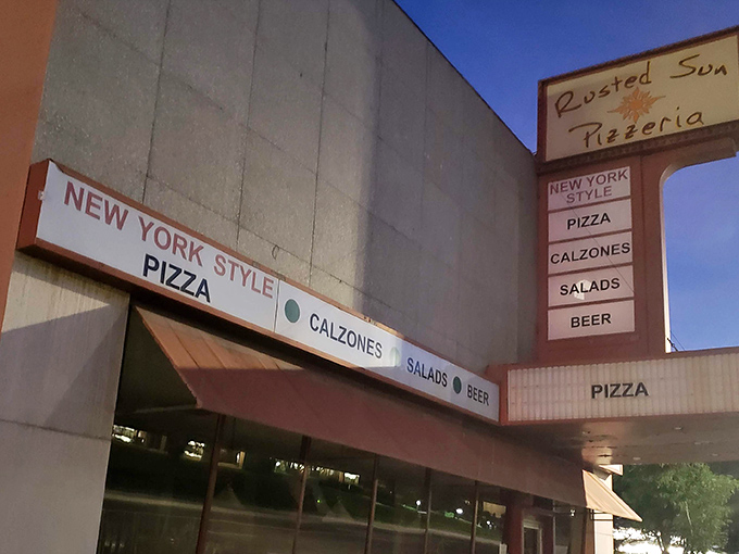 Sometimes the most unassuming storefronts hide the greatest treasures - like this pizza paradise waiting inside.