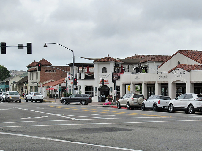 Spanish-style charm meets small-town magic in San Juan Capistrano's historic district. Those red-tiled roofs practically whisper "slow down and stay awhile."