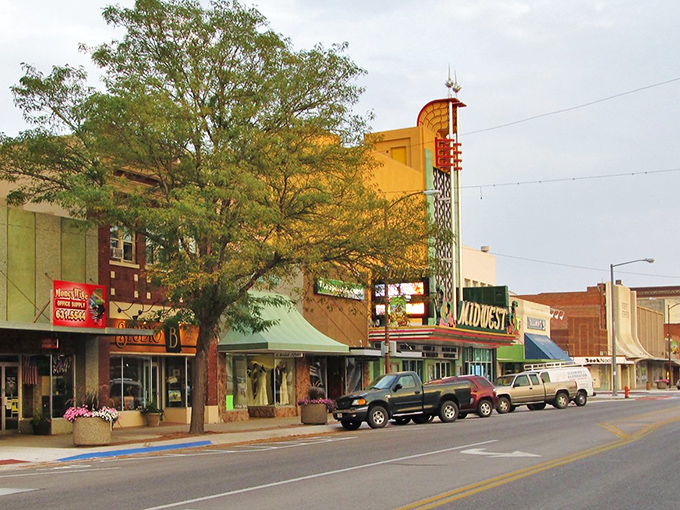 Downtown Scottsbluff stretches out like a Norman Rockwell painting where your wallet actually stays happy.