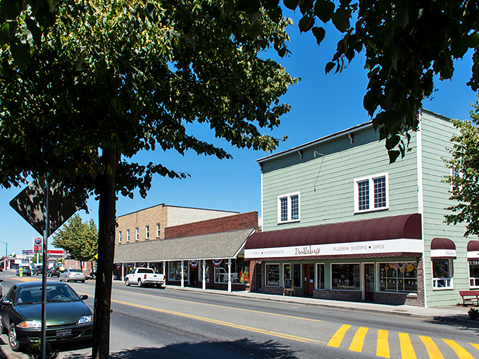 Sequim's Main Street looks like it was plucked from a Hallmark movie. Small-town charm without the Hollywood markup!