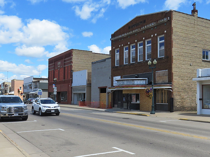 Shawano's downtown streets whisper stories of simpler times when neighbors knew each other's names.