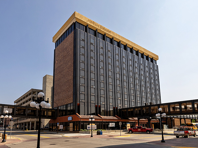 Downtown Sioux City's skyline stands tall and proud, like a Midwest Manhattan that traded stock options for sensible living costs.