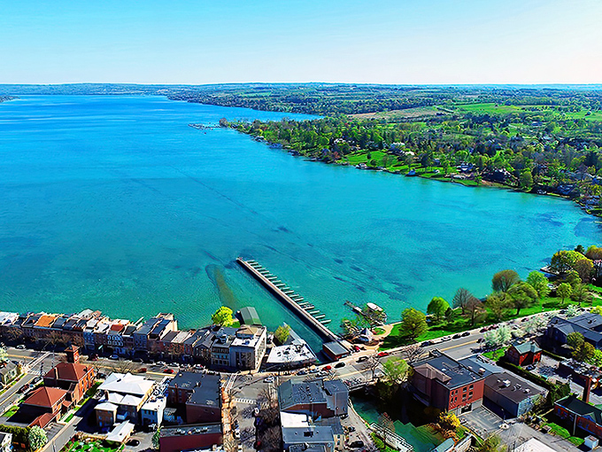 Skaneateles Lake's crystal-clear waters make this Finger Lakes gem look like nature's own swimming pool.