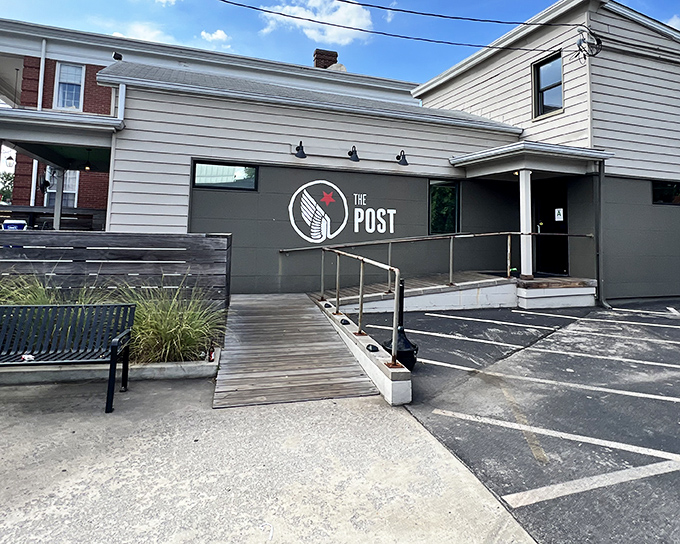 Look at that sleek exterior! The Post proves pizza joints can be both hip and delicious.