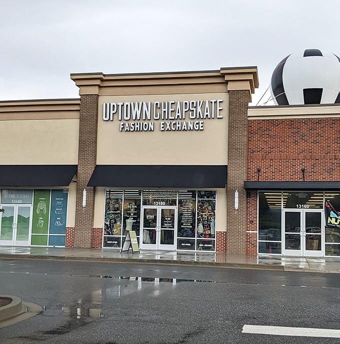 The storefront says it all &ndash; Uptown Cheapskate isn't your grandmother's thrift store. Fashion forward meets budget friendly!
