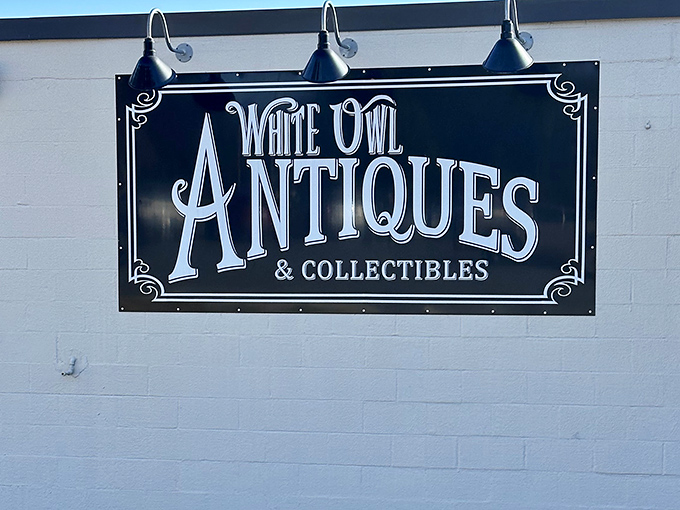 That classic black and white sign promises treasures that would make even your grandmother jealous of your finds. 