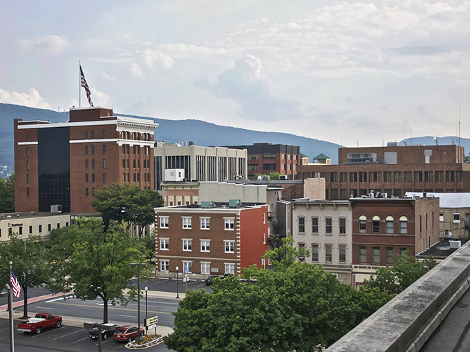 Downtown Williamsport spreads out like a well-planned retirement community where your Social Security actually matters.