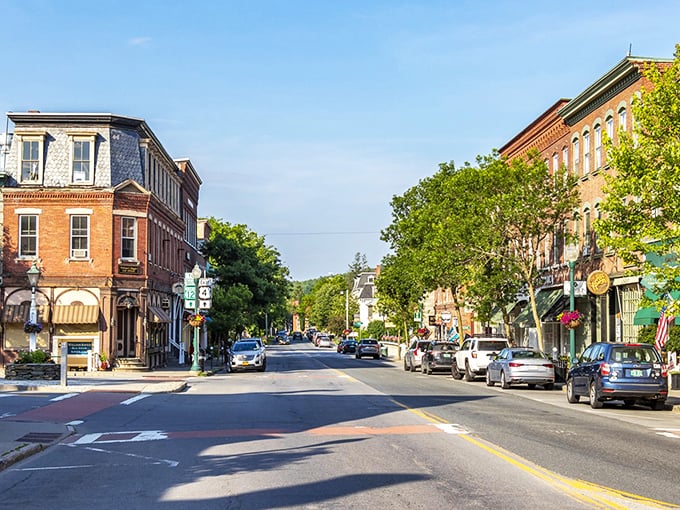 Woodstock's Main Street looks like it was designed by Norman Rockwell himself – quintessential Vermont charm with a side of nostalgia.