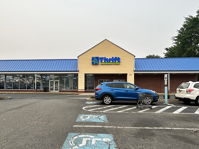 Shopping carts await their next adventure outside 2nd Ave, where $30 can fill them with more treasures than you'd expect.