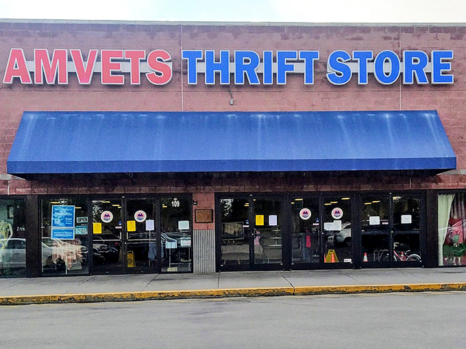 When the signage is this bold and proud, you know serious bargain hunting awaits inside.