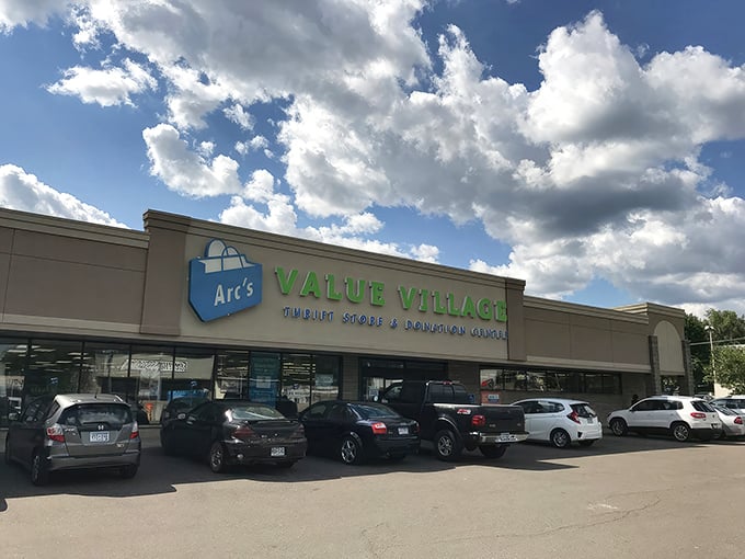 Blue skies and budget-friendly treasures await at Arc's Value Village, where one person's castoffs become another's gold.