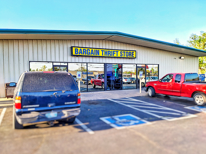 Step inside where endless racks promise treasures that won't break your carefully guarded retirement budget.