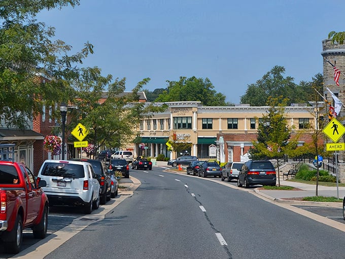 Tree-lined streets and classic storefronts create the kind of neighborhood where everyone still waves to each other.
