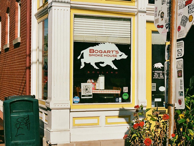 That wild boar logo isn't just for show&mdash;Bogart's takes their pork seriously, turning humble hogs into heavenly barbecue.