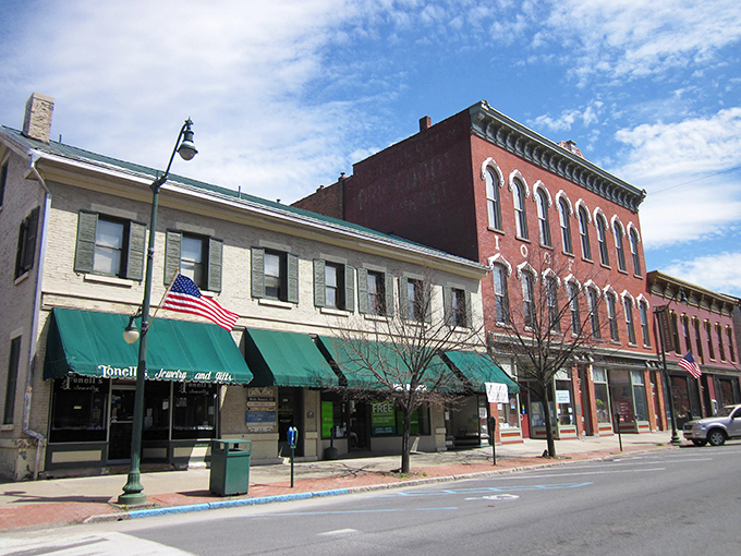 Main Street charm at its finest! Brookville's storefronts welcome visitors with that "we've-been-here-forever" appeal that never goes out of style.