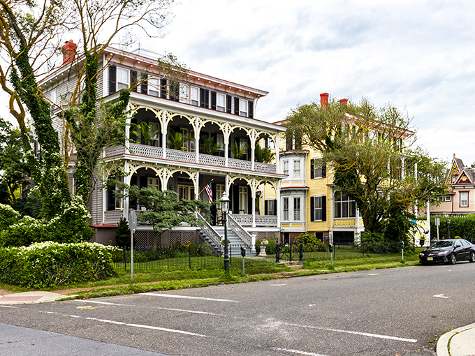 These ornate Victorian homes aren't just pretty faces—they've been watching over Cape May since before your great-grandparents were born!