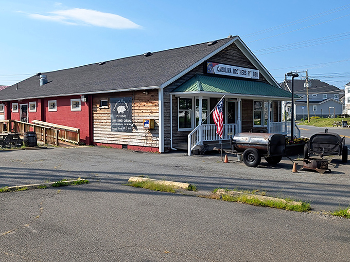 Sometimes the best treasures hide in plain sight, smoking away behind unassuming wooden walls.