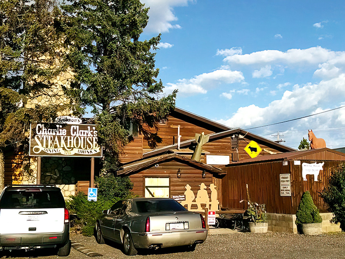 Step into Charlie Clark's and feel the decades of steak history in those wooden walls. Like walking into your favorite uncle's cabin&mdash;if your uncle was a grill master.