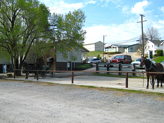 Where horse-drawn buggies share the road with modern cars, time slows down just enough to remind you that simple living never goes out of style.